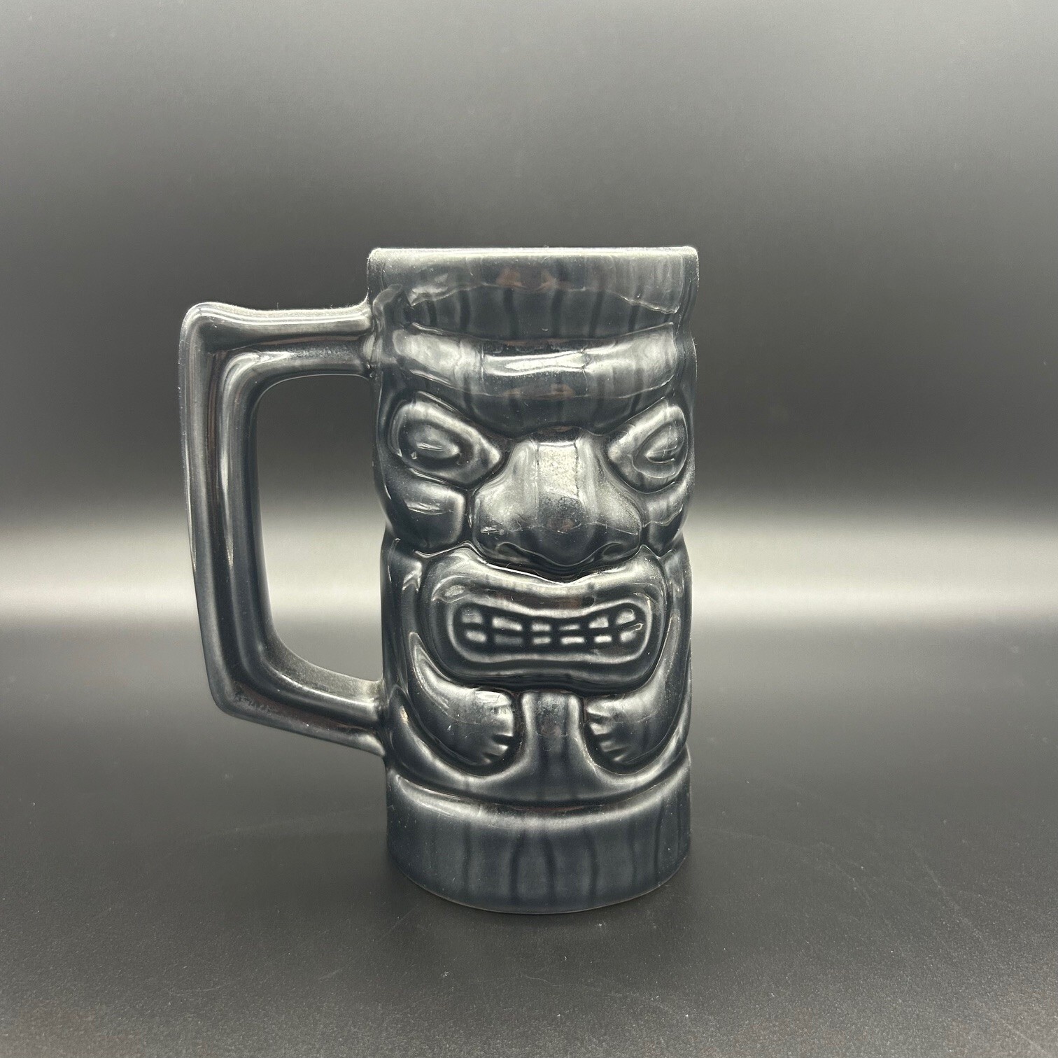 Seven Tiki Fijian Rum Coffee Mug Black Ceramic 2010 | eBay