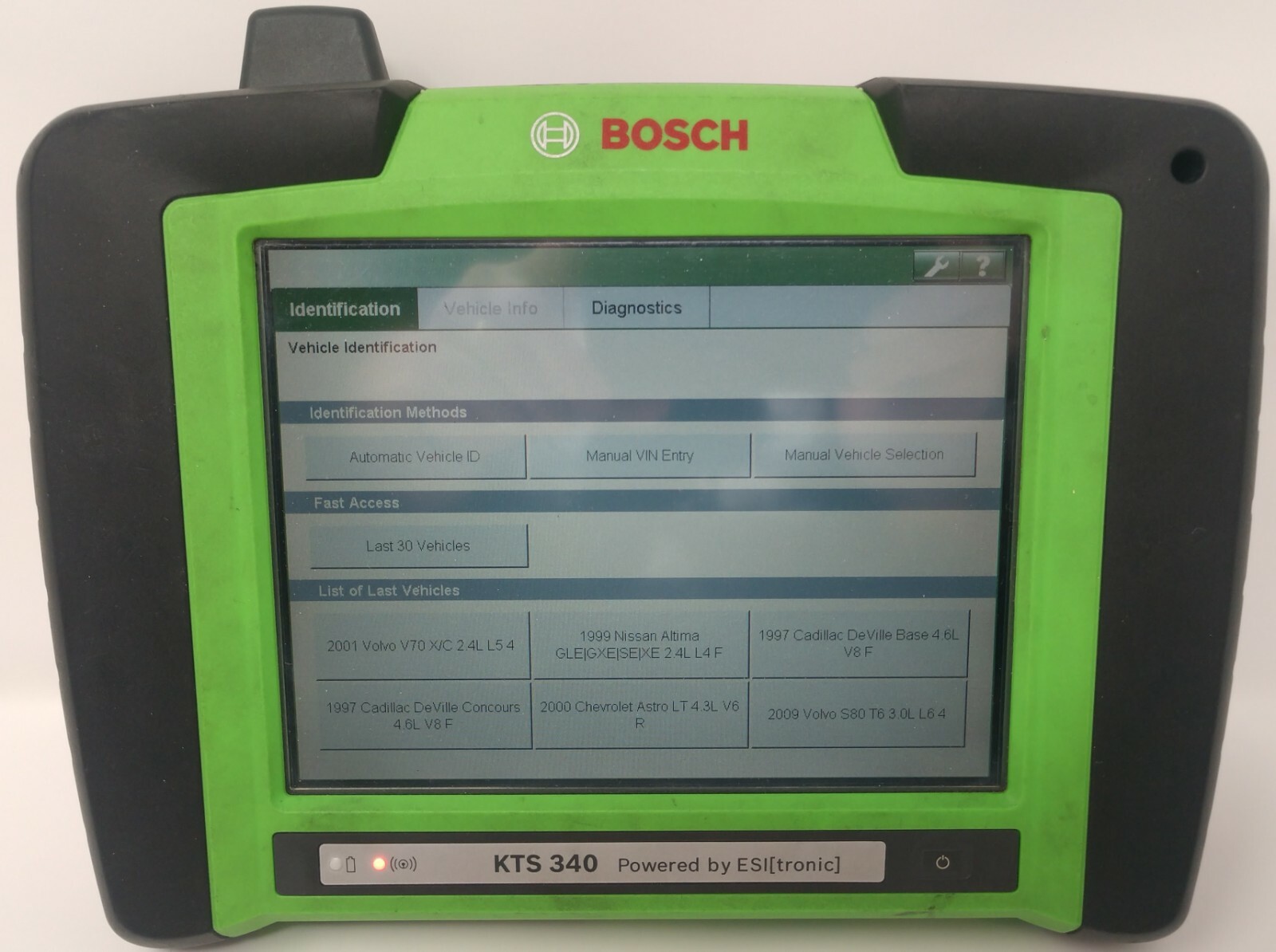 Bosch KTS 340 with cables, case, and KTS 343 SD Complete One Time ...