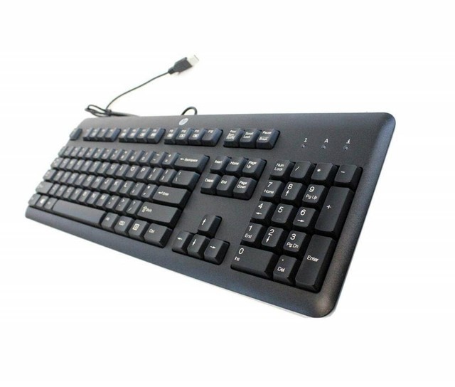 HP Genuine Hewlett Packard KEYBOARD KB57211 672647-003 English Standard ...