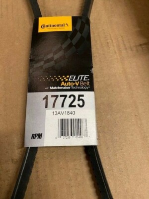 Continental Elite 17725 V-BELT | eBay