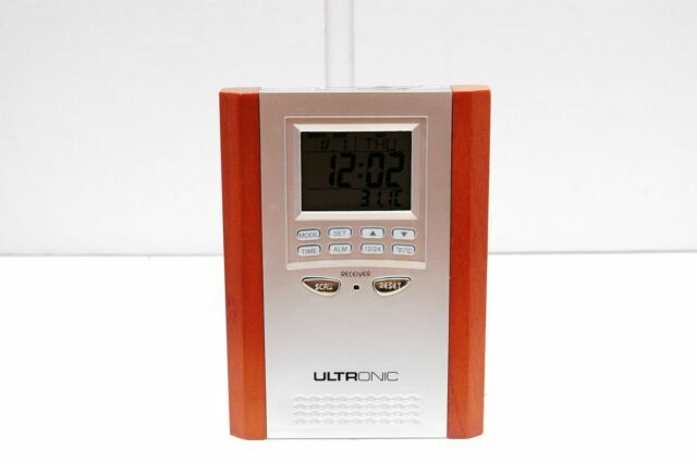 Ultronic Mf7 Remote Control Clock Radio With Temperature Display ...