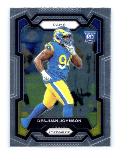 2023 Panini Prizm Football #356 Desjuan Johnson Rookie RC Los Angeles ...