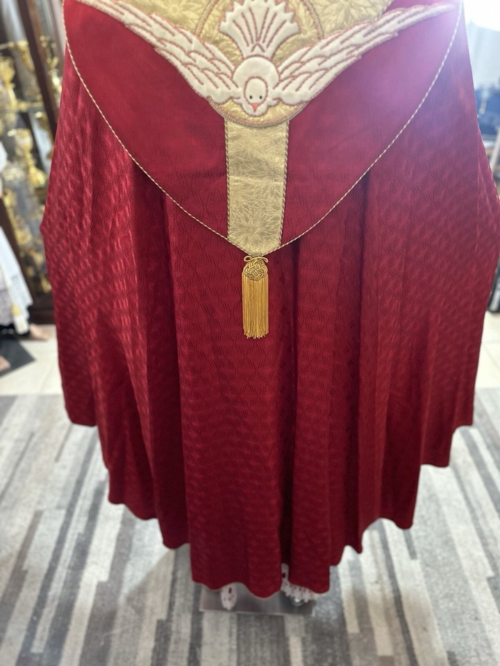 Red Cope + Stole Church Vestment Chasuble | eBay