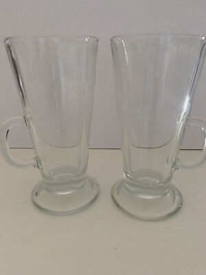Set of 2 Cask & Cream Liqueur Glass Mug Drinking Glass E&J Pedestal 6 ...