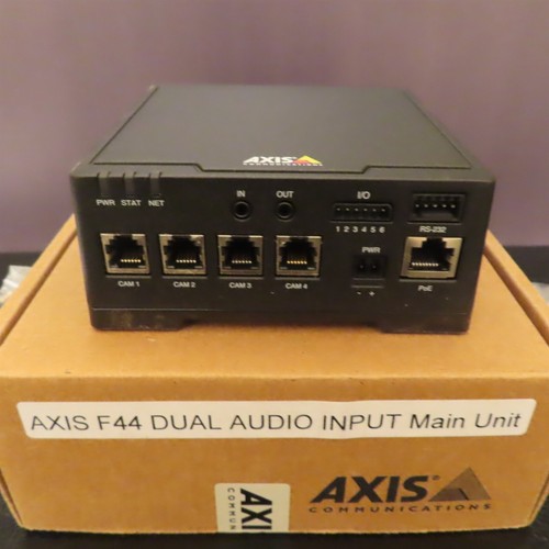 Axis Communications F44 Dual Audio Input Main Unit - Black (0936-001-01 ...