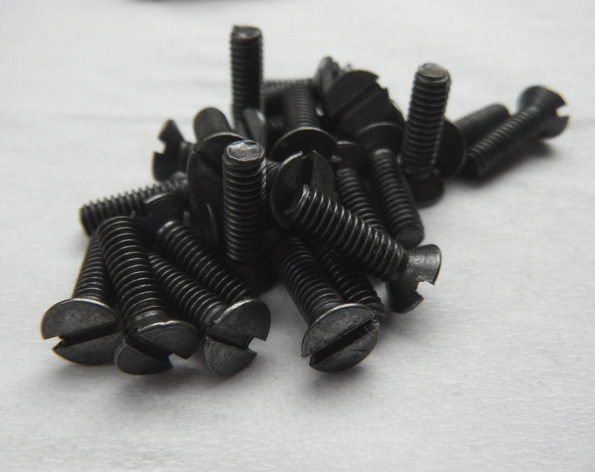 BA COUNTERSUNK STEEL SLOTTED SCREWS 2BA 4BA 5BA 6BA 7BA 8BA 10BA Pack ...