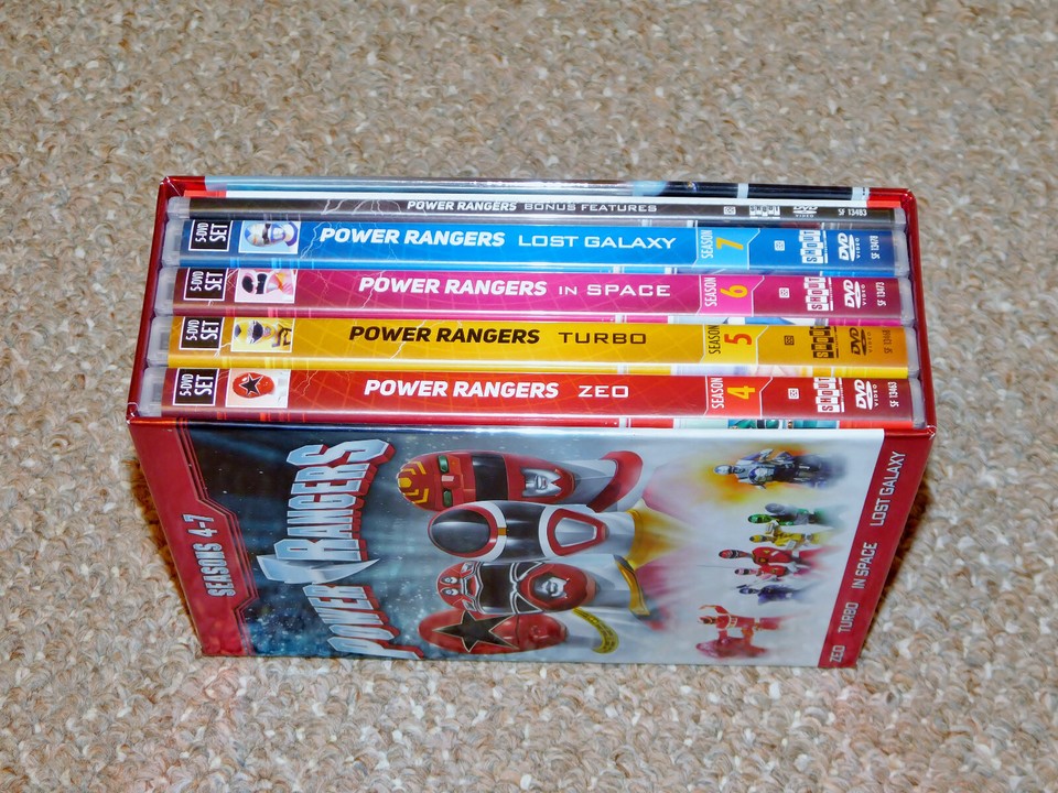 Mighty Morphin Power Rangers Seasons 4-7 DVD Box Set Complete Shout ...