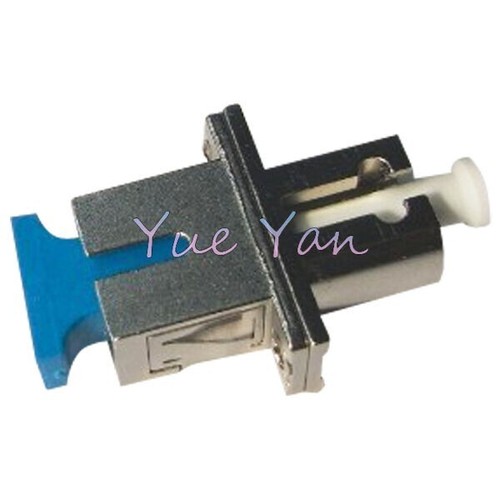 SC-LC LC-SC Female to Female Simplex Adapter SM/MM Fiber Optic Hybrid ...