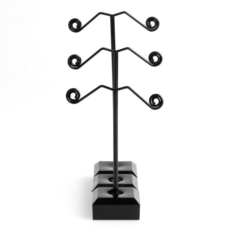 3Pcs Earring Necklace Jewelry Metal Tree Display Stand Hanger Holder ...