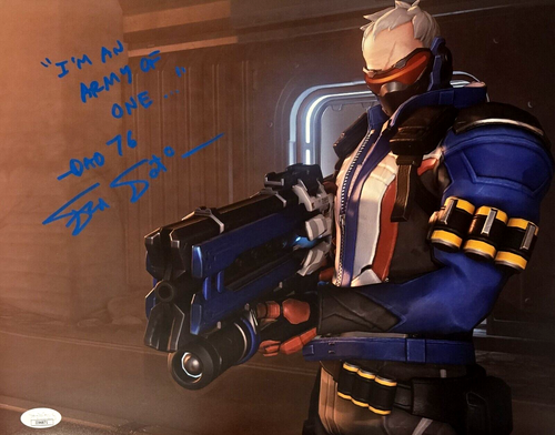 Soldier 76 Signed Photo Overwatch Autograph Fred Tatasciore Gaming JSA ...