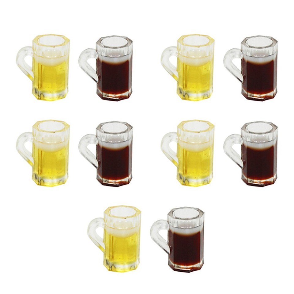 10 Pcs Beer Cup Cup Mini House Decor DIY Micro Landscaping Doll House ...