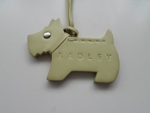 RADLEY Scottie Dog - Pale Green - Leather Dog Large Swing Tag / Bag ...
