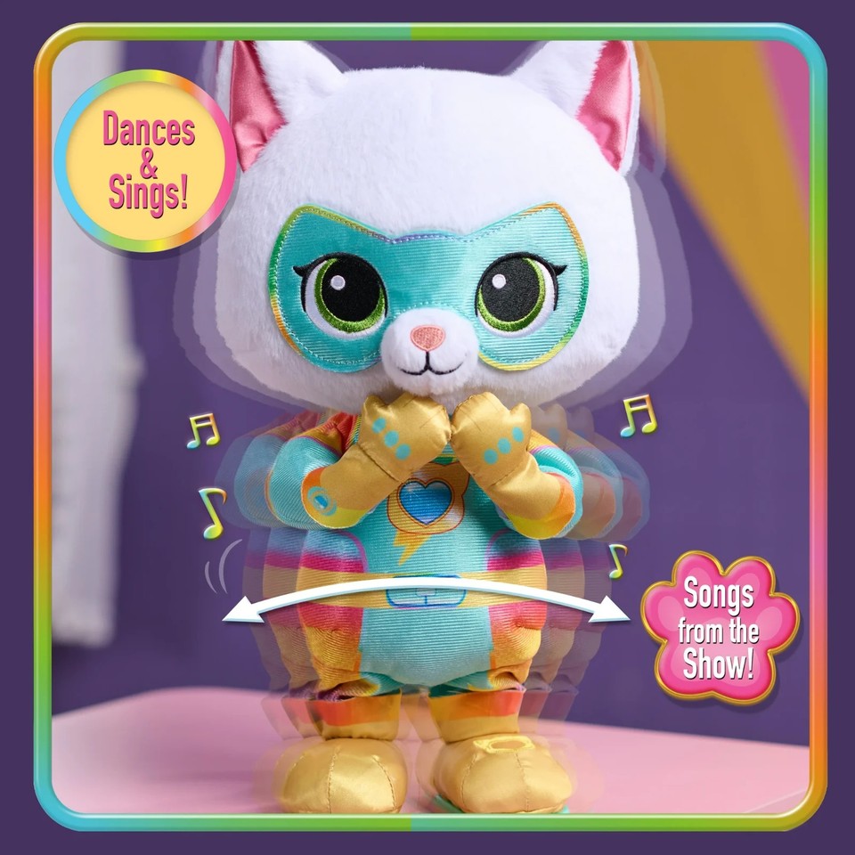 NEW!!! Disney Jr. SuperKitties Oopsie Kitty 13-inch Dancing Bitsy Plush Doll | eBay