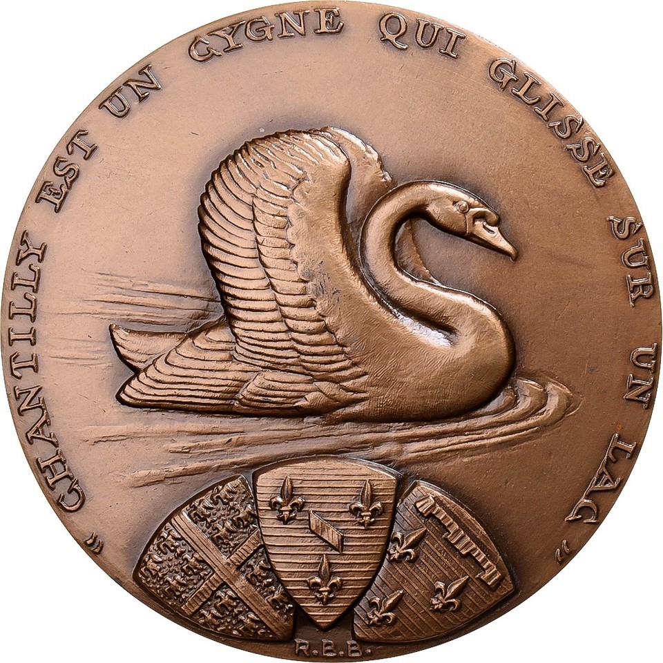 [#399600] France, Medal, Le Château de Chantilly, 1973, Bronze, Baron ...