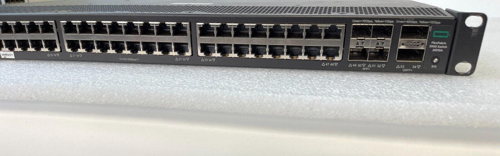 HPE 5900AF JG510A 48G 4XG SQSFP+ Switch - nice shape as pictured w ...