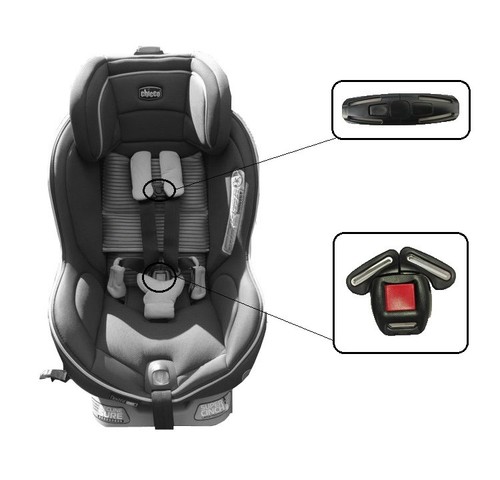 Infant Baby Harness Chest Clip & Buckle Set for Car Seat For Chicco ...