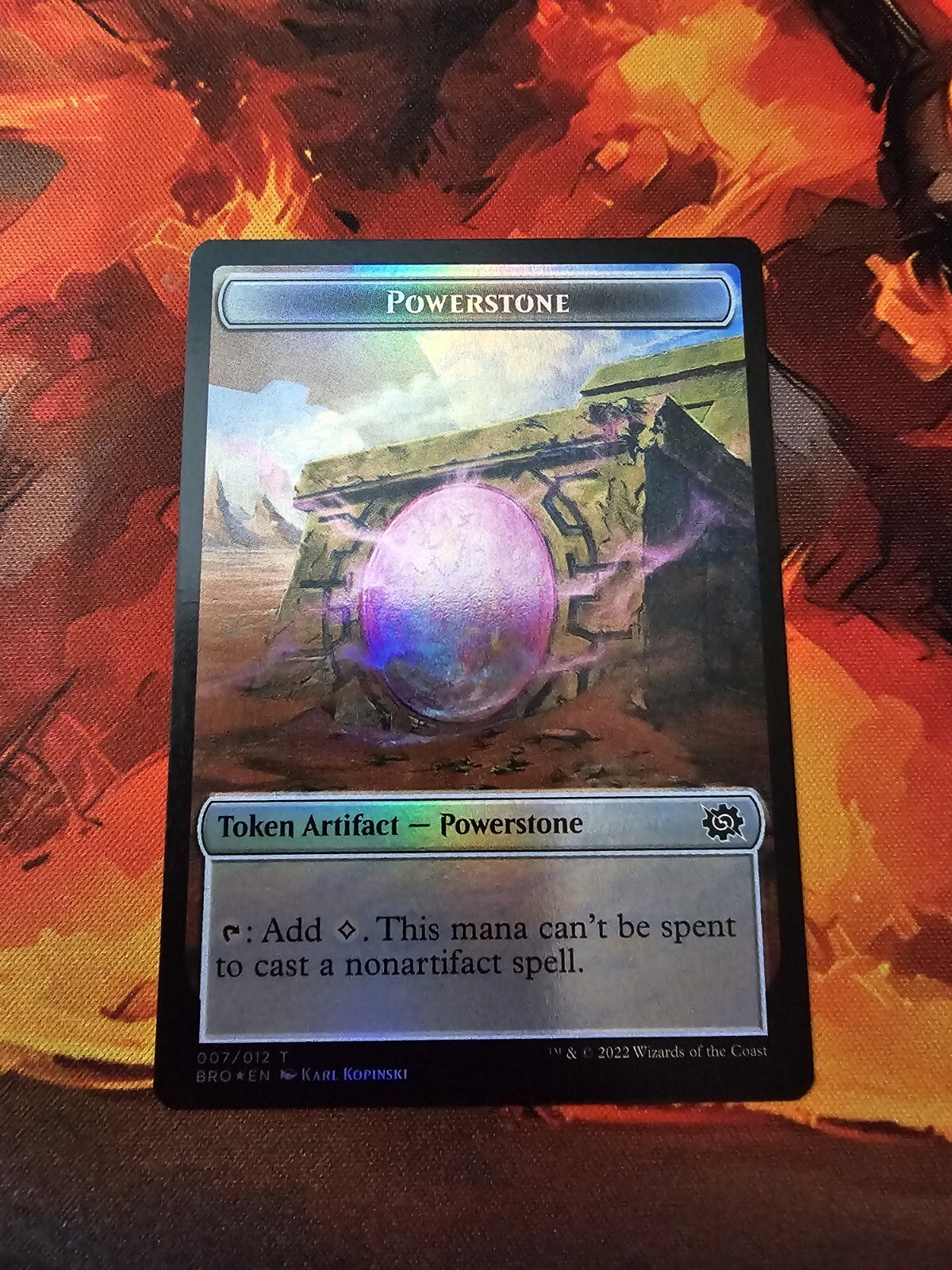 MTG Powerstone Token Ravage Token Double-Sided Token The Brothers' War ...