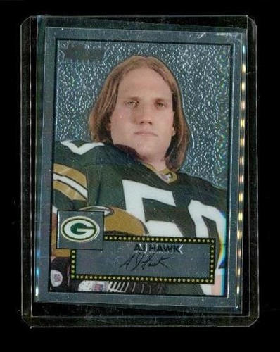 2006 Topps Heritage Chrome /1952 AJ Hawk THC8 Rookie RC Green Bay ...