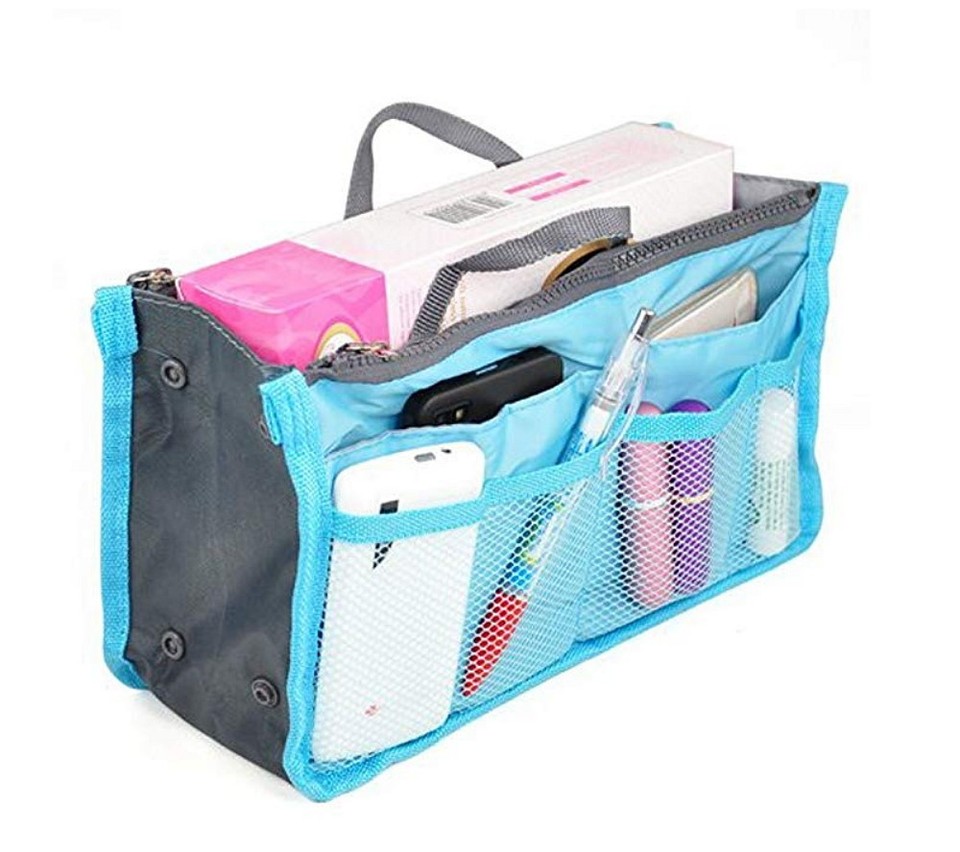 Women’s Travel Handbag Organizer Insert – Multi-Pocket Tote Purse Liner ...