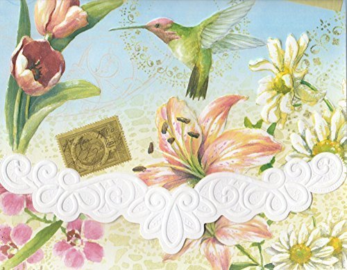 Carol Wilson Fine Arts Stationery 10 Blank Note Cards Envelopes Tulips ...