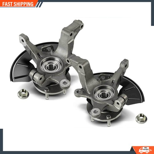 Pair Front Knuckle & Wheel Hub Bearing for 2005-2012 Ford Escape ...