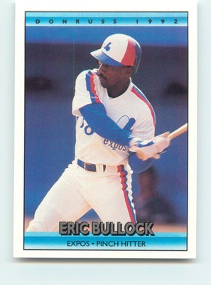 1992 Donruss #683 Eric Bullock Montreal Expos | eBay