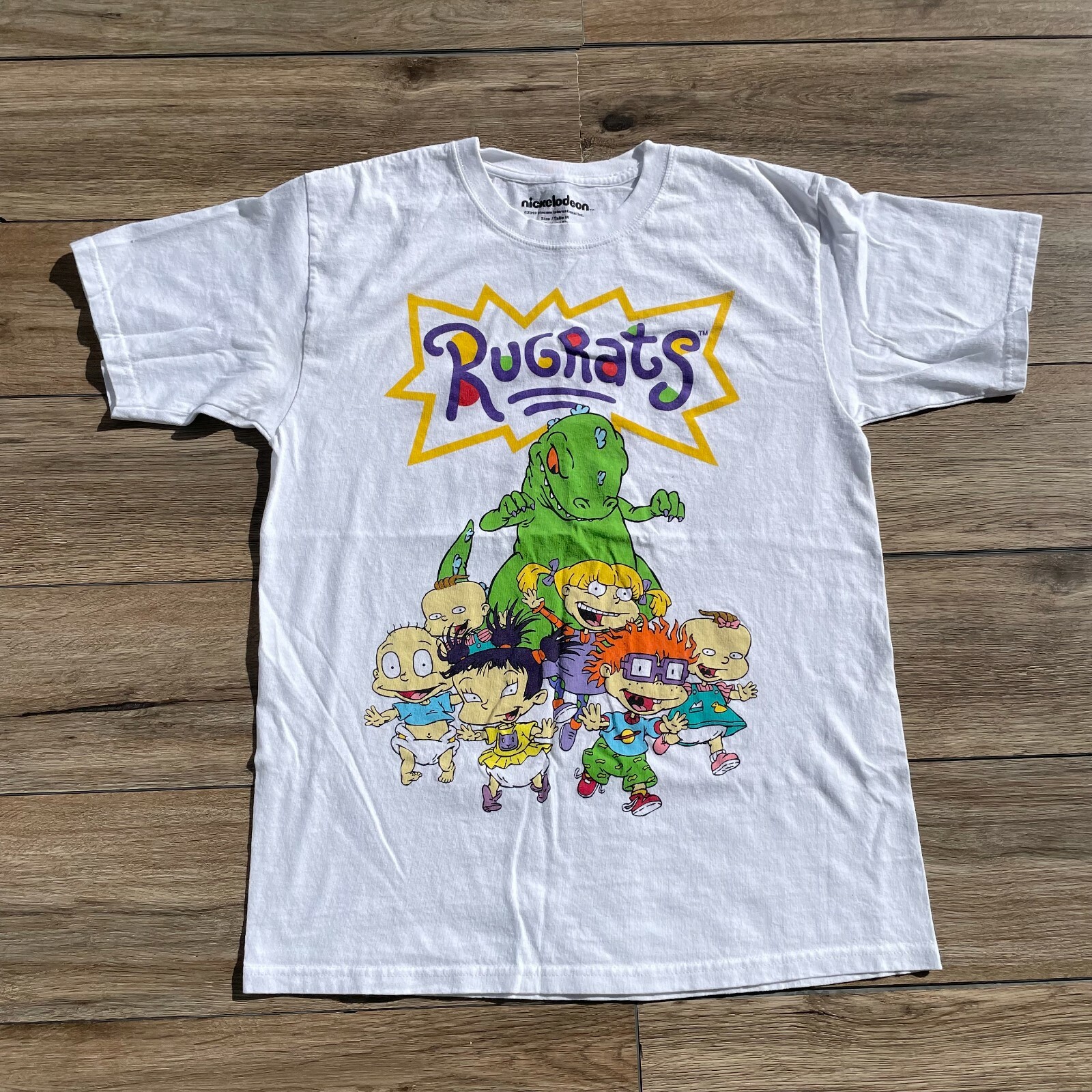 Nickelodeon Rugrats Shirt Medium White Mens Tv Show C… - Gem