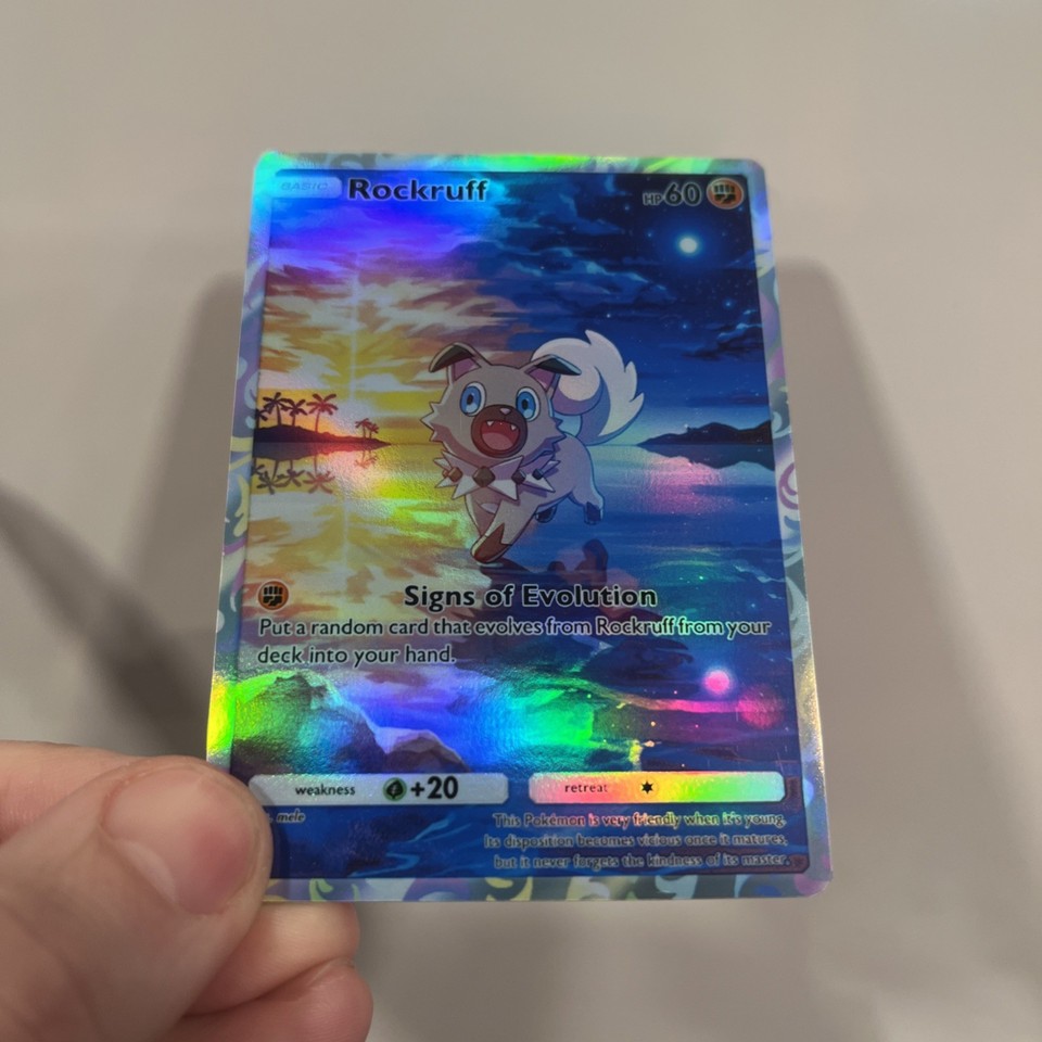 Rockruff Card Pokemon TCG Pocket -Printed Sharp! | Celestial Guardians ...