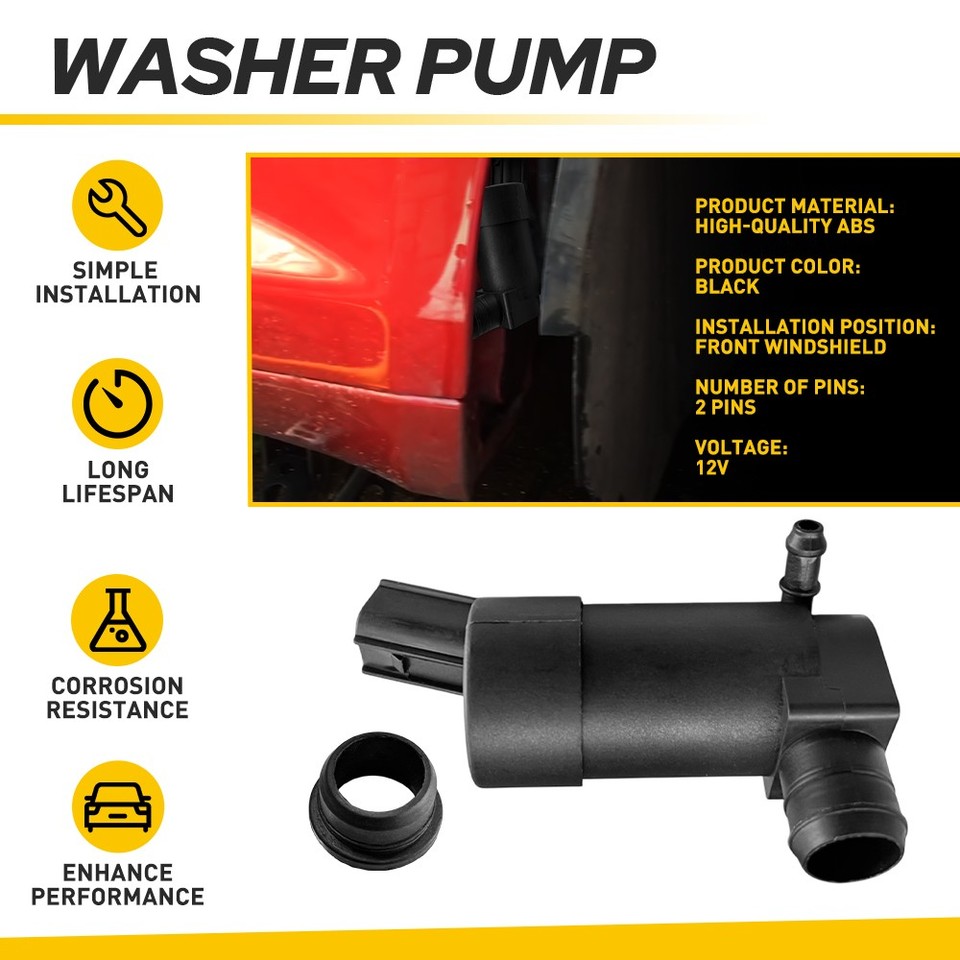 Windscreen Windshield Washer Pump with Grommet For JAGUAR XF XJ ...