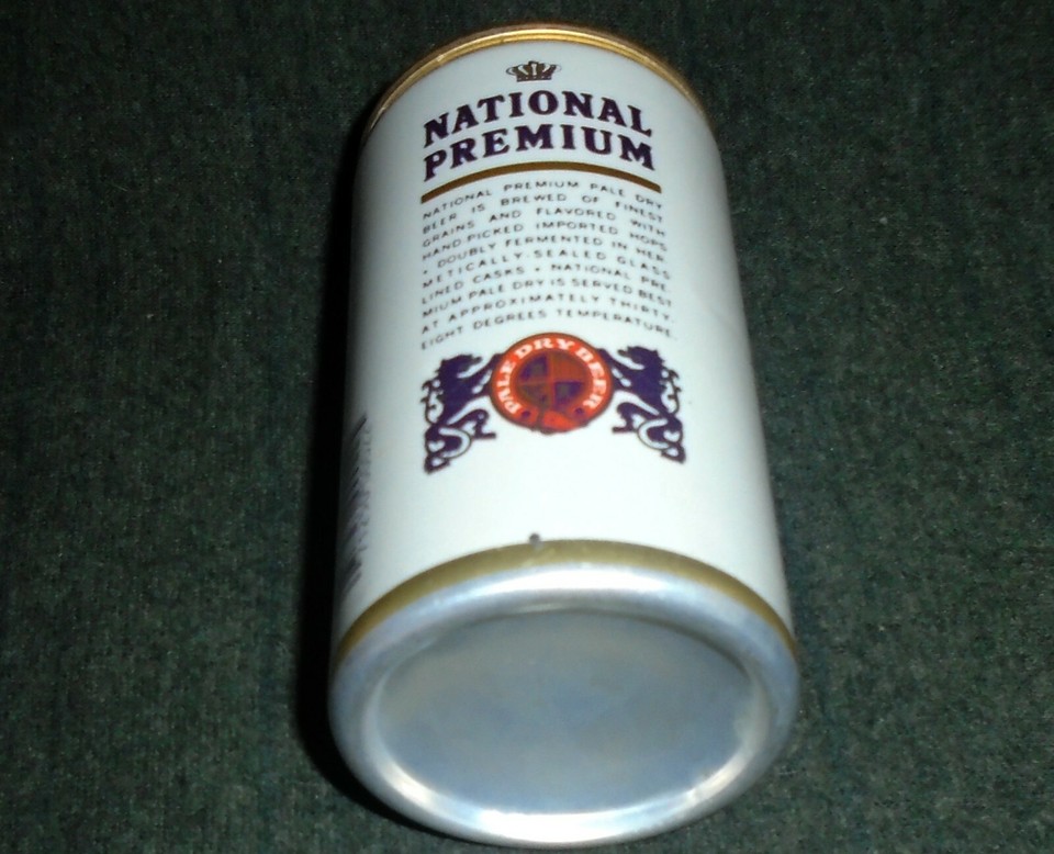 Nice National Premium Beer Aluminum 1970's Vintage "Ring Pull" Beer Can ...