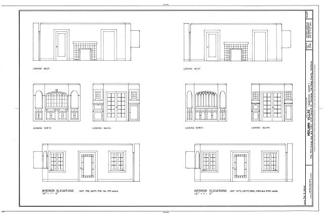 8x12 Photo:Heilman Villas,Coronado,San Diego County,California,CA,HABS ...