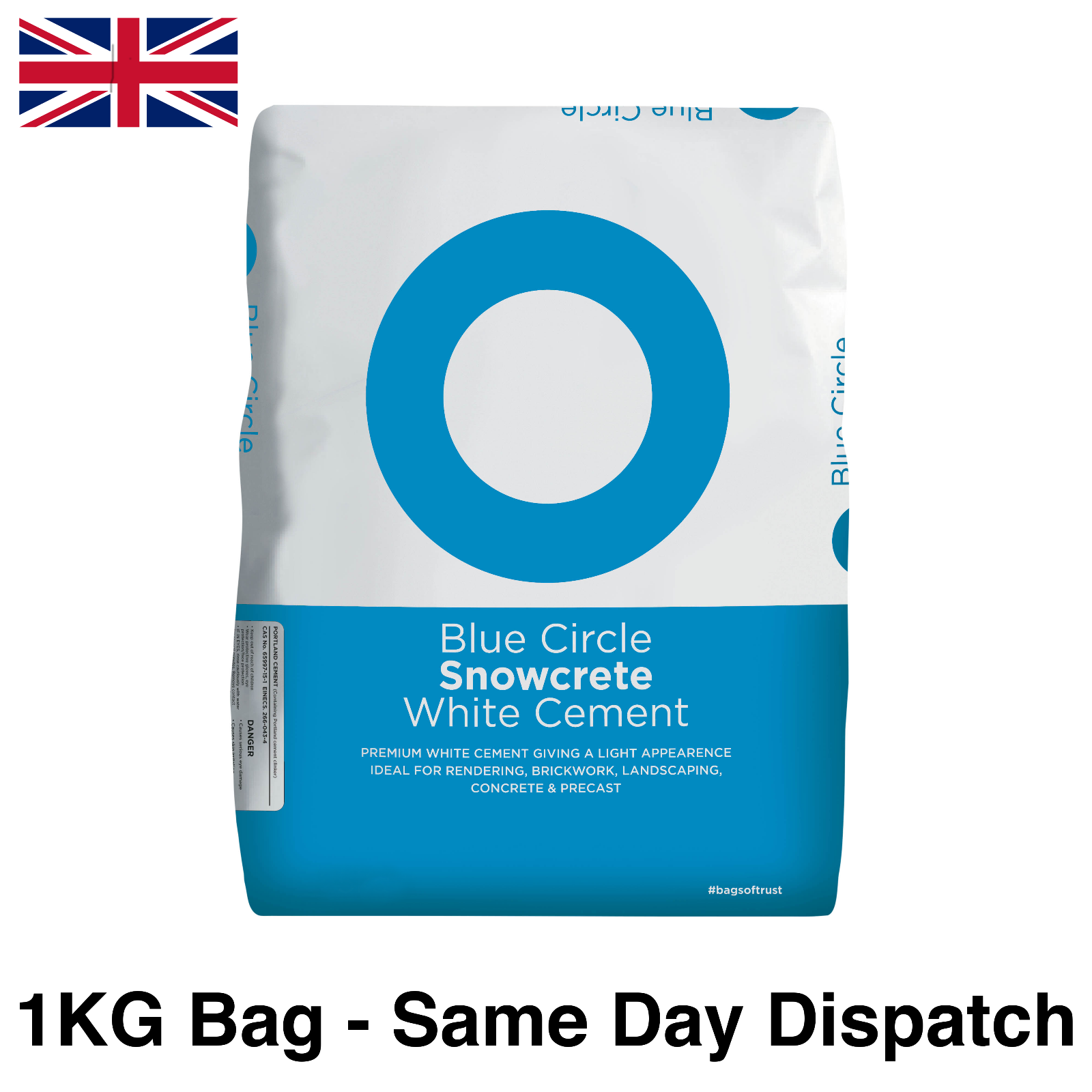 Snowcrete White Cement | 1KG Perfect for Crafting | Same Day Dispatch ...