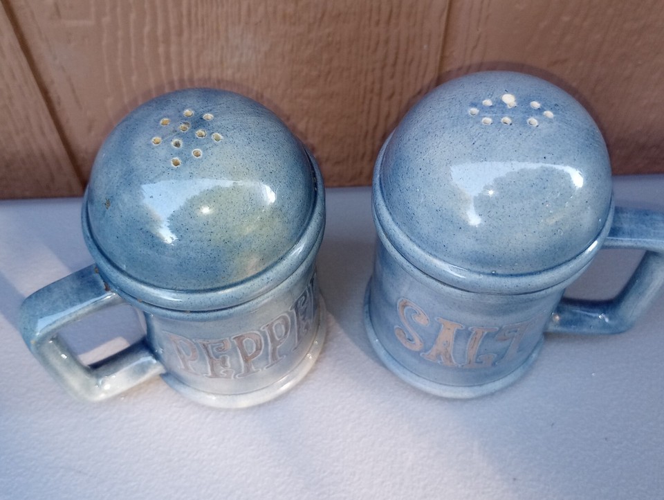 Vintage Robroy 648 Cobalt Blue Salt and Pepper Shakers 5*1/2 inches ...