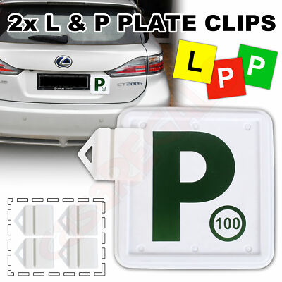 2x L & P PLATE HOLDER CLIPS RTA PLATE HOLDER for Number Plates | eBay ...