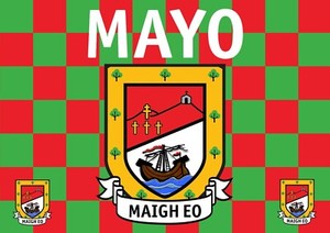 A3 POSTER COUNTY MAYO (MAIGH EO) FLAG / CREST - Size 11.7 × 16.5 inches ...