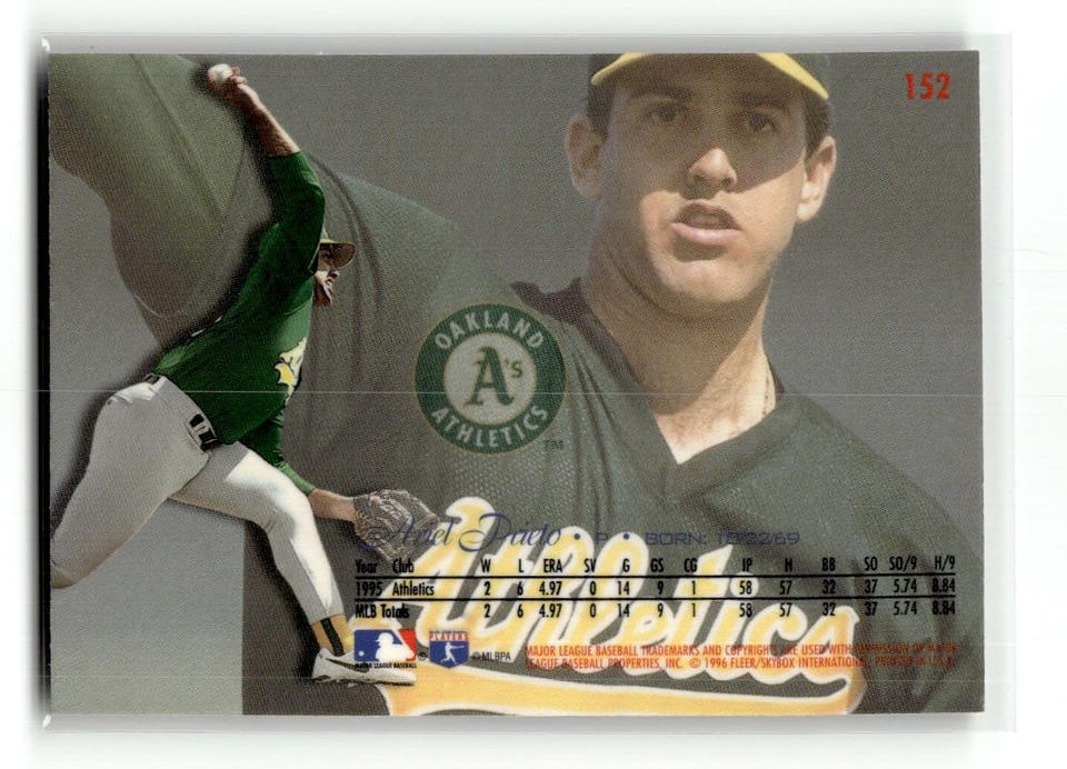 1996 Flair Gold Ariel Prieto Oakland Athletics #152 baseball | eBay