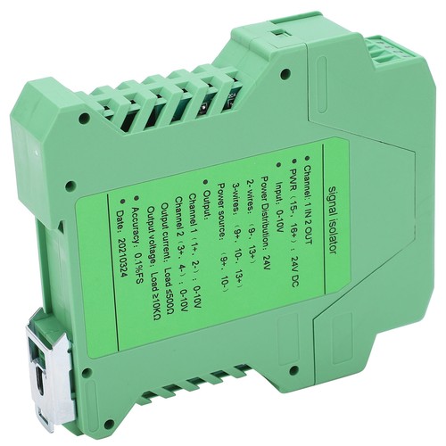 Analog Signal Isolator Current Signals Conditioner 0-10V To 0-10V 1 IN ...