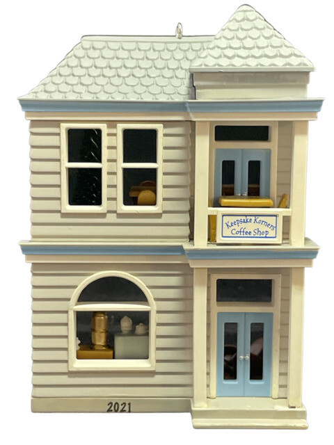 Hallmark Keepsake 2021 Korners Coffee Shop Ornament - 2199QXR9215 for ...