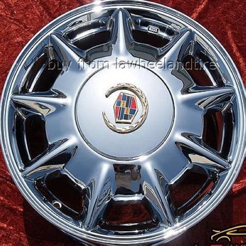 SET OF 4 CHROME 16" CADILLAC SEVILLE OEM WHEELS RIMS DEVILLE ELDORADO ...