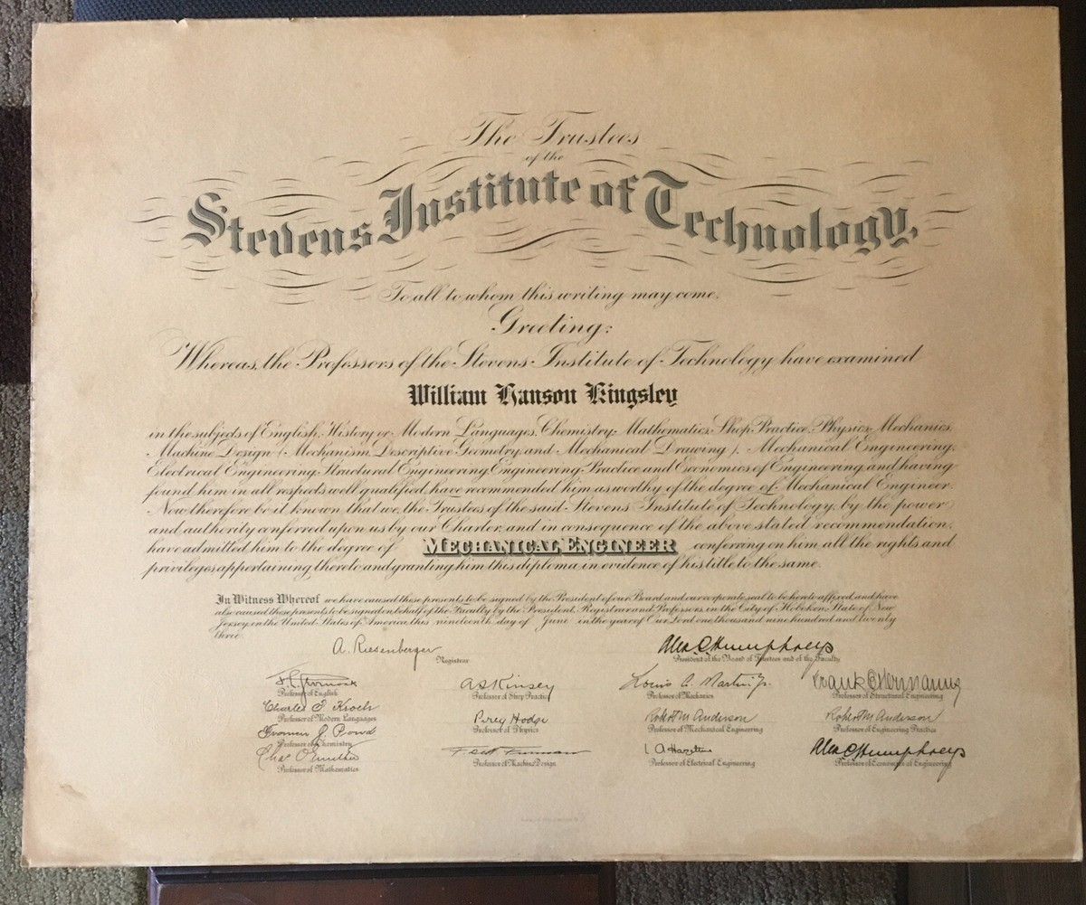 Authentic College Diploma