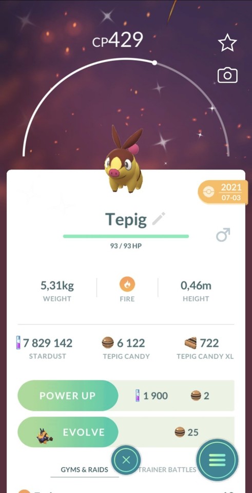 Pokémon🔄Trade🔄Go Shiny Tepig | eBay