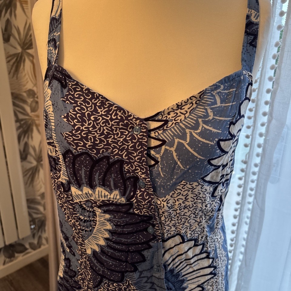 Next Summer Light Blue Fixed Wrap Dress Size 12 Brand New Without Tags ...