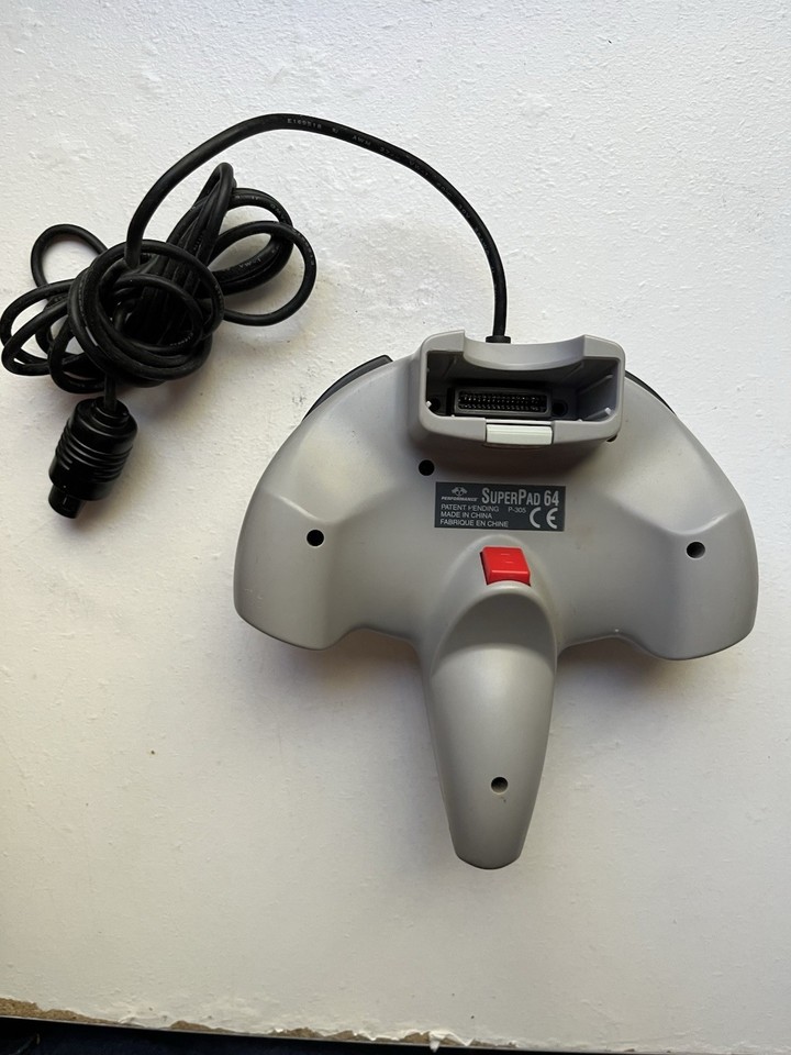SuperPad 64 Performance Controller Gray P-305 (Nintendo 64 N64 ...