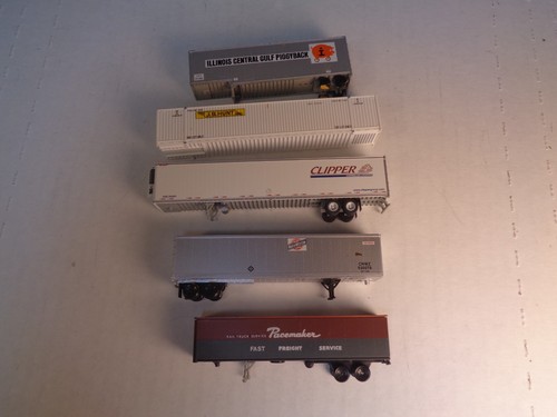 N Scale Lot of 5 Containers Clipper, JB Hunt, IC, CNW, Pacemaker | eBay