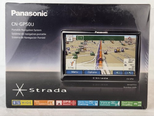 New Panasonic Strada GPS Model CN-GP50U Portable Navigation Unit ...