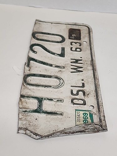 Vintage Washington State 1963 License Plate DSL. WN. | eBay