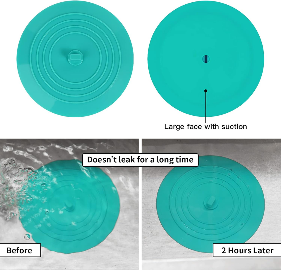 Kitchen Sink Strainer Sink Stopper - 2 PCS Sink Strainer Stopper Kit ...