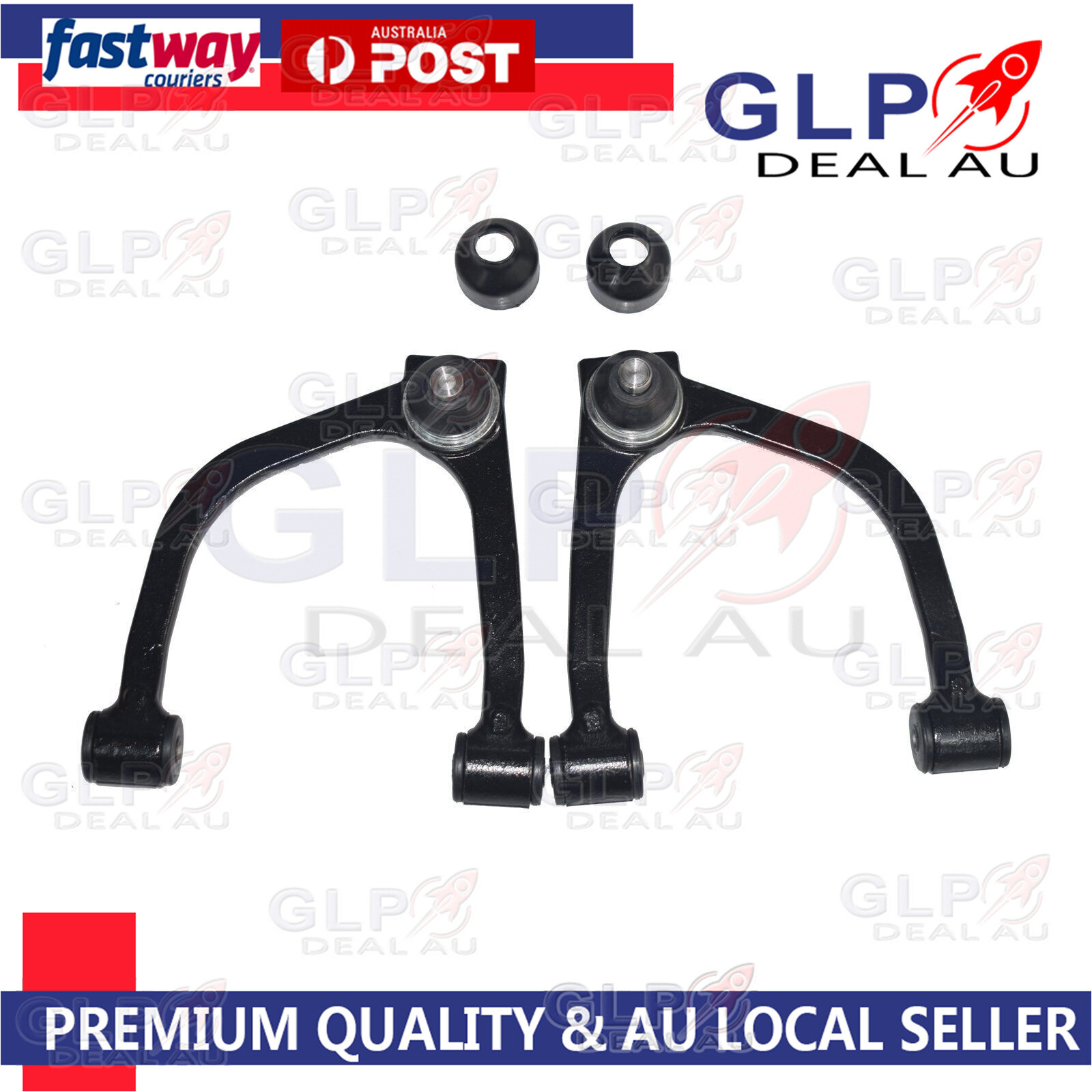 X2 NEW UPPER FRONT CONTROL ARMS WITH BALL JOINT FOR XR6 BA BF FORD ...