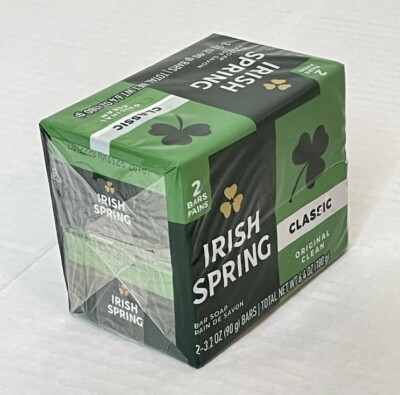 Irish Spring Original Scent Classic Bar Soap Pack of 2 - 3.2 oz Bars | eBay