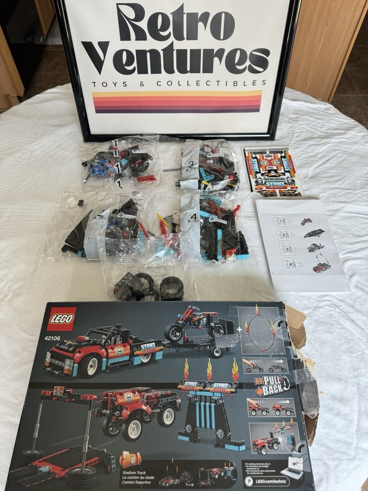 Lego Technic Stunt Show Truck & Bike #42106 | eBay